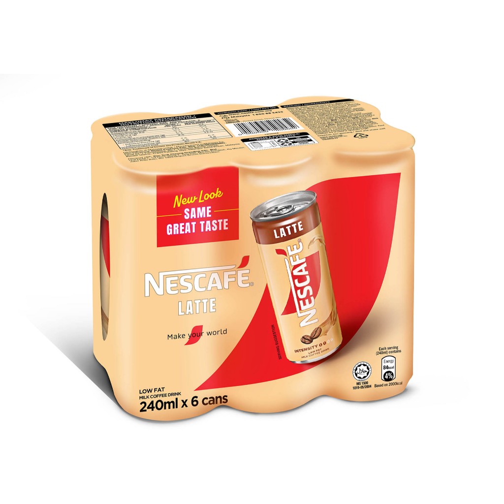 NESCAFE Can Original Mocha Latte Tarik 240ML X 6 | Shopee Malaysia