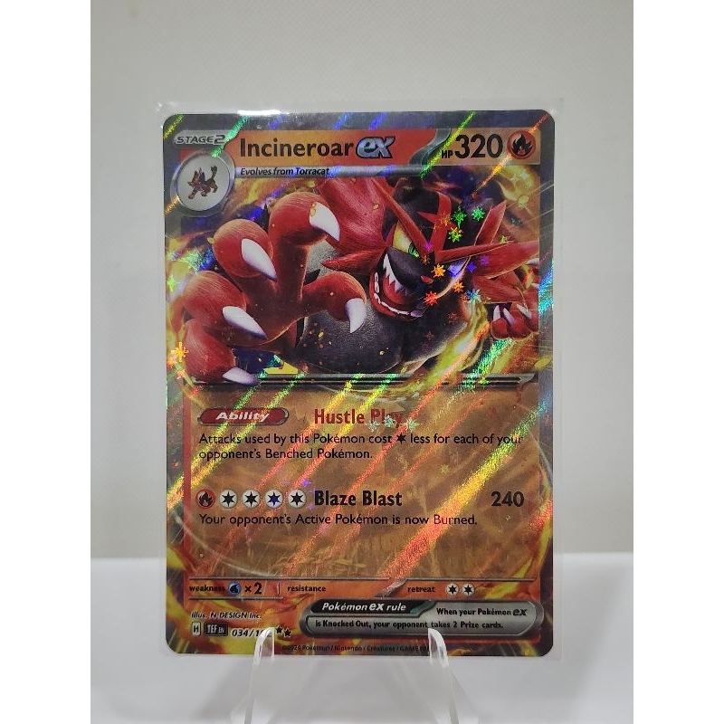 2024 Incineroar Ex Card (Rare Holo) | Shopee Malaysia