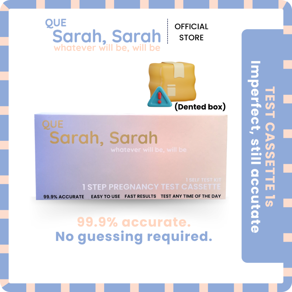 [DENTED BOX] Que Sarah, Sarah 1 Step Pregnancy Test Cassette 1s ...