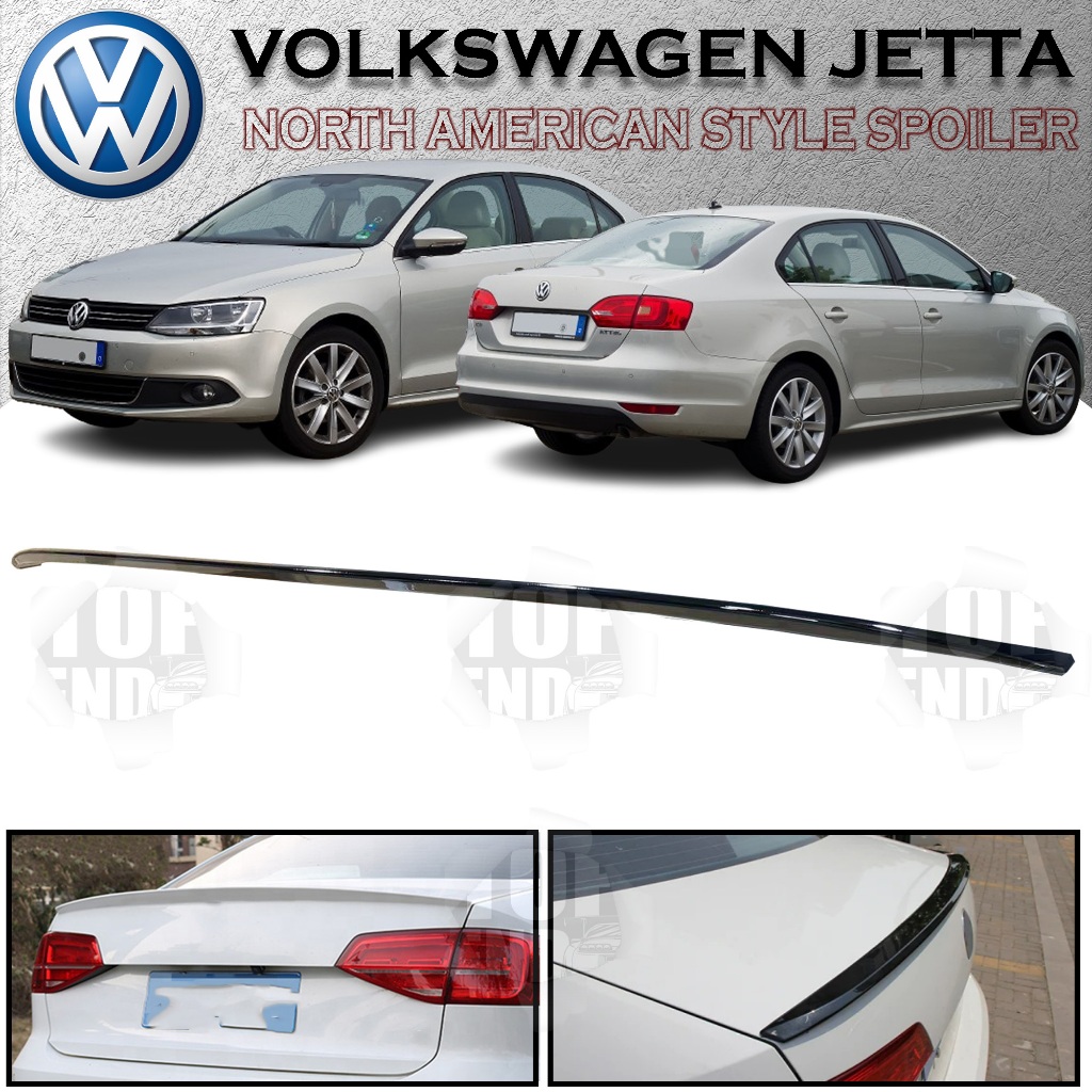 VOLKSWAGEN JETTA MK6 2012-2018 NORTH AMERICAN STYLE REAR ROOF SPOILER ...