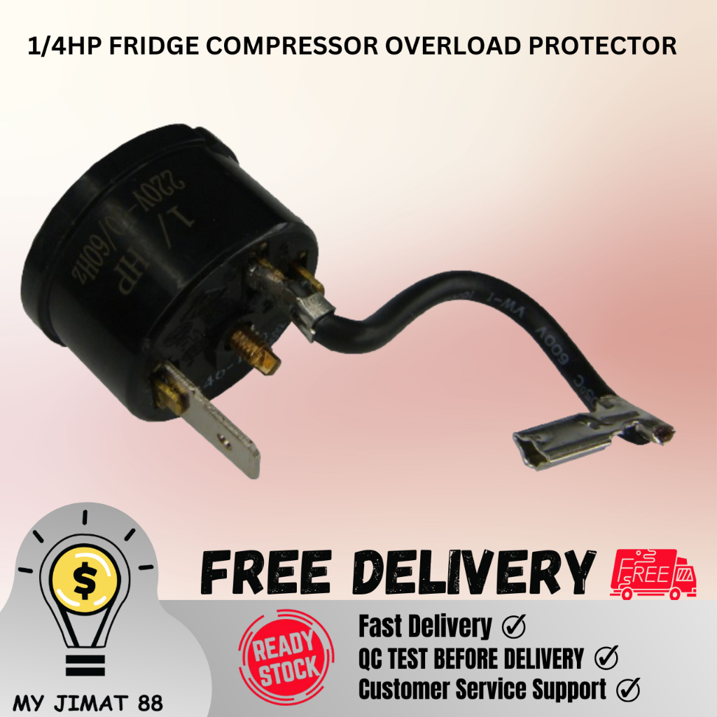 1/4HP FRIDGE COMPRESSOR OVERLOAD PROTECTOR | Shopee Malaysia