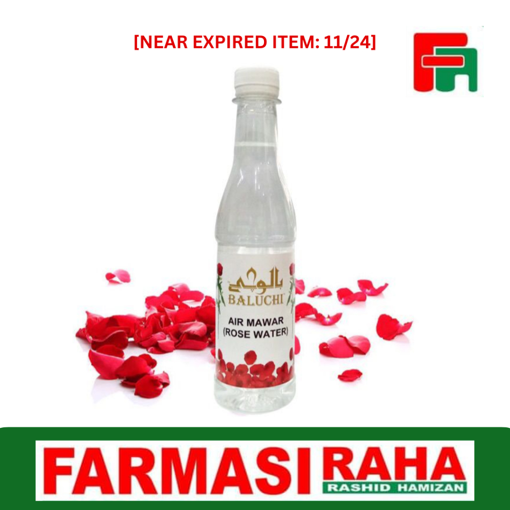 [PROMO: STRICTLY NEAR EXPIRED ITEM] BALUCHI ROSE WATER AIR MAWAR 300ML ...