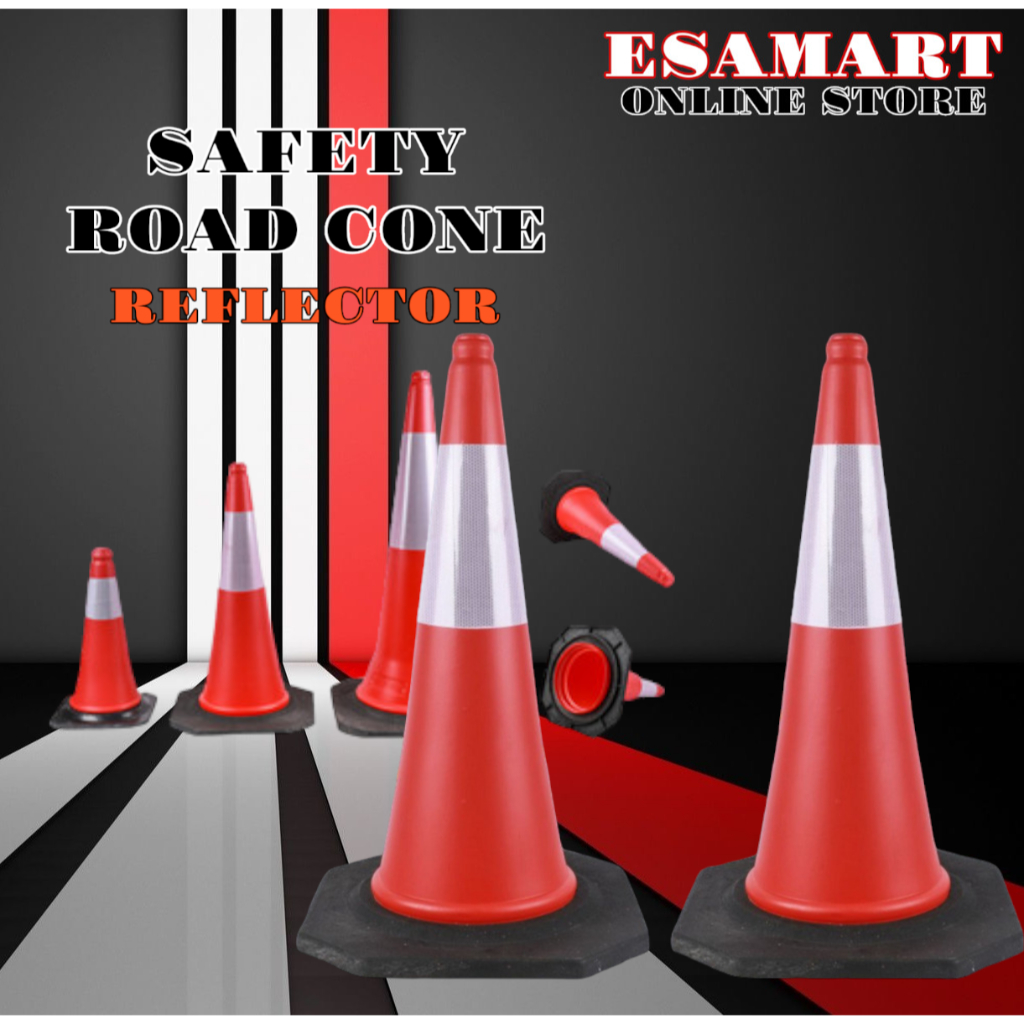 40"/1Meter Safety Traffic Cone /Traffic Safety Cone / Road Block Cone ...