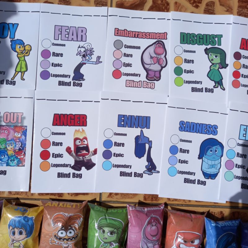 Inside Out 2 Blind Bag squishy paper | Shopee Malaysia