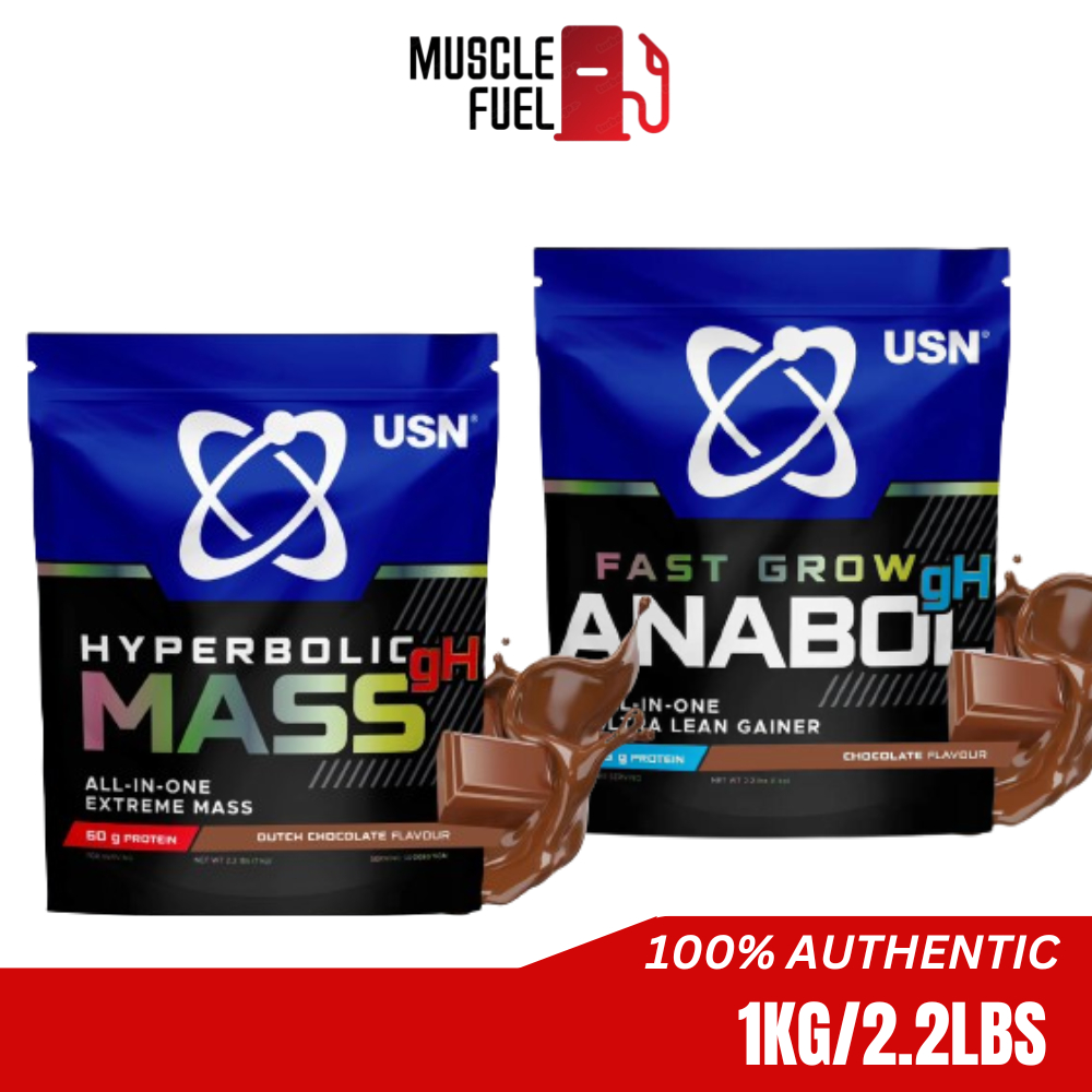 Usn Hyperbolic Mass Usn Anabolic Fast Grow Lean Bulk Mass Gainer 1Kg | Shopee Malaysia