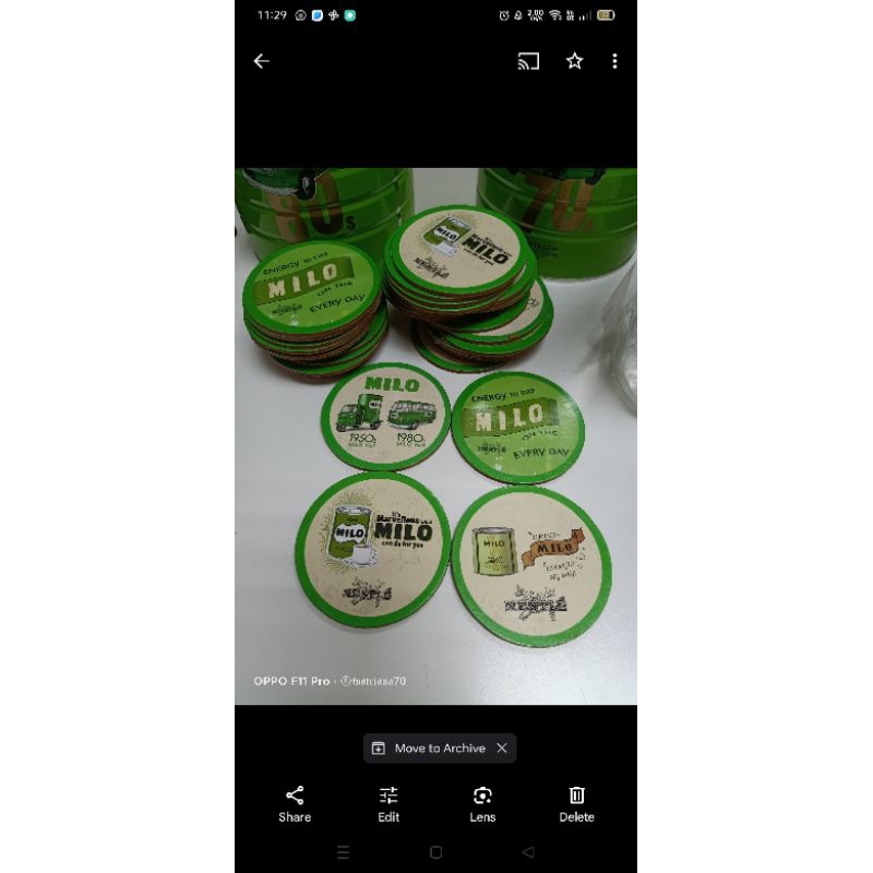 MILO - Lapik Cawan / Gelas ( MATS) | Shopee Malaysia