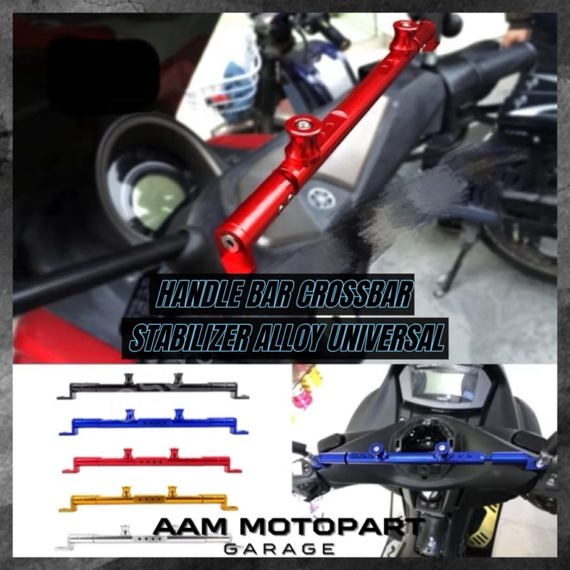 HANDLE CROSS BAR STABILIZER HANDLE BAR BRACKET PHONE HOLDER BOTTLE ...