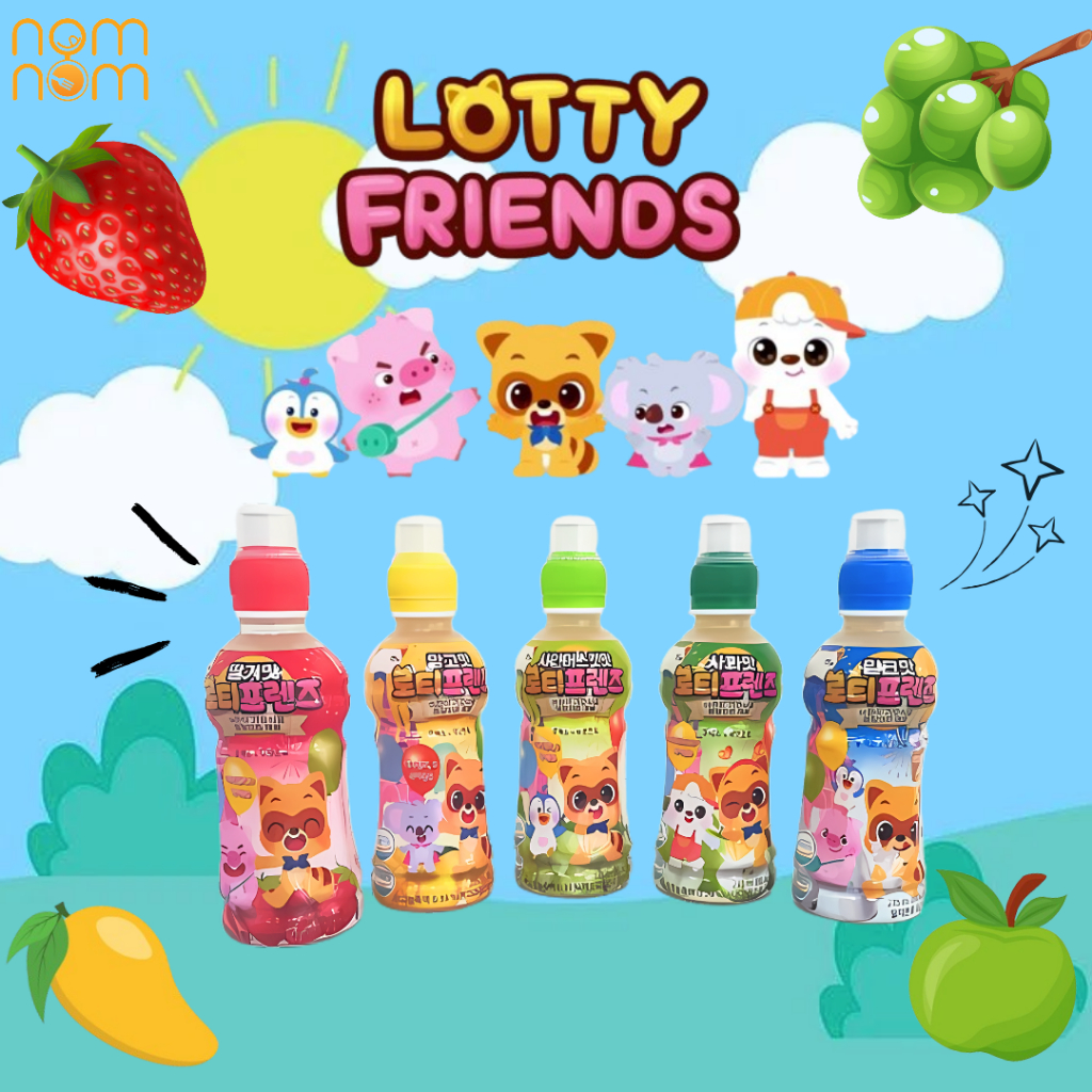PROMO B1F1!! LOTTE DRINK LOTTY FRIENDS | Shopee Malaysia