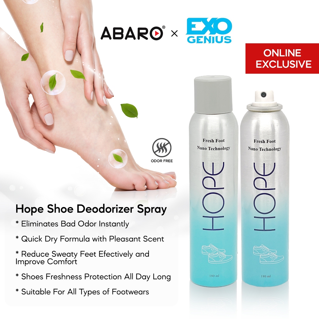 [Online Exclusive]Hope foot spray and shoe care deodorant spray FF ...