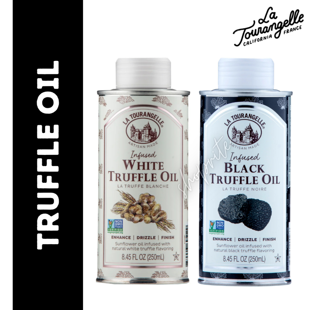 La Tourangelle White Truffle | Black Truffle Infused Oil (250ml ...