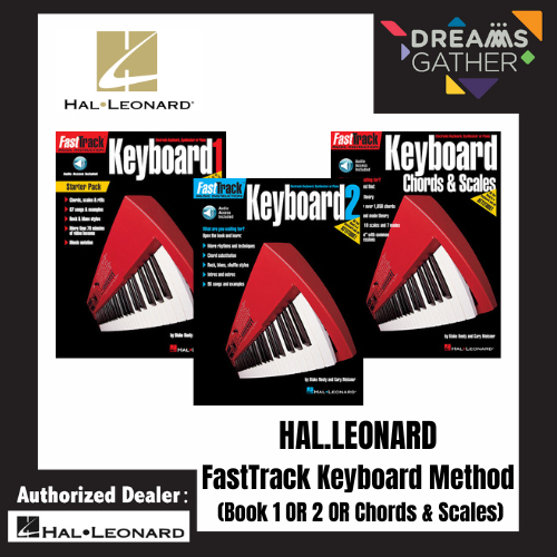 HAL.LEONARD | FastTrack Keyboard Method (Book 1 OR 2 OR Chords & Scales ...