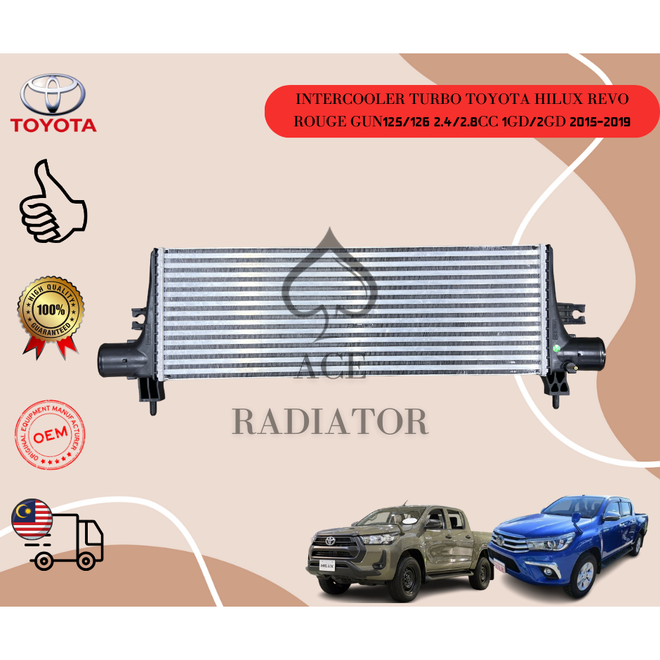 TOYOTA HILUX REVO ROUGE GUN125/GUN126 1GD/2GD 2.4/2.8CC 2015-2019 17940 ...
