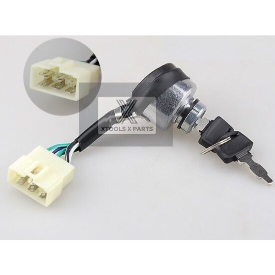 GASOLINE GENERATOR START SWITCH & KEY [6 WIRE, READY STOCK] | Shopee ...
