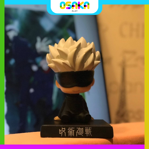 [Ready Stock] Jujutsu Kaisen Gojo Anime Shaking Head Figure Car Decor ...