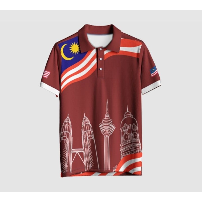 [ READY STOCK ] TMAKER Baju Merdeka Design 2024 Full Sublimation Unisex ...