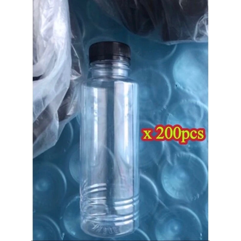 (200pcs) 300ml 400ml Bottle Juice Milk Tea Plastic Pet Bottle Jus Botol ...
