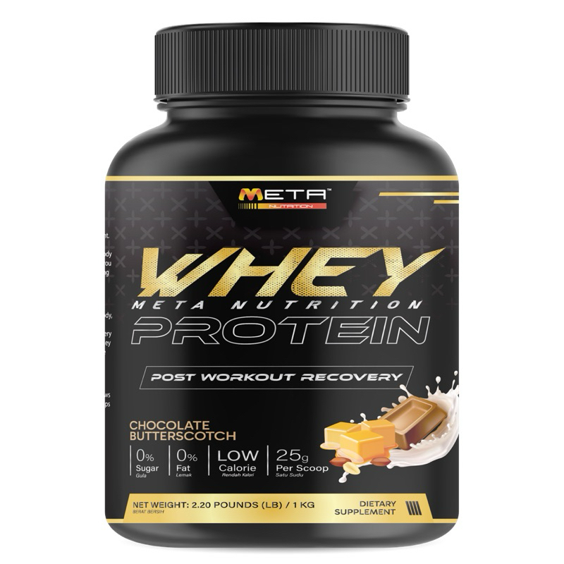 META NUTRITION Whey Protein 2.2 lbs Protein Powder Halal Choco ...