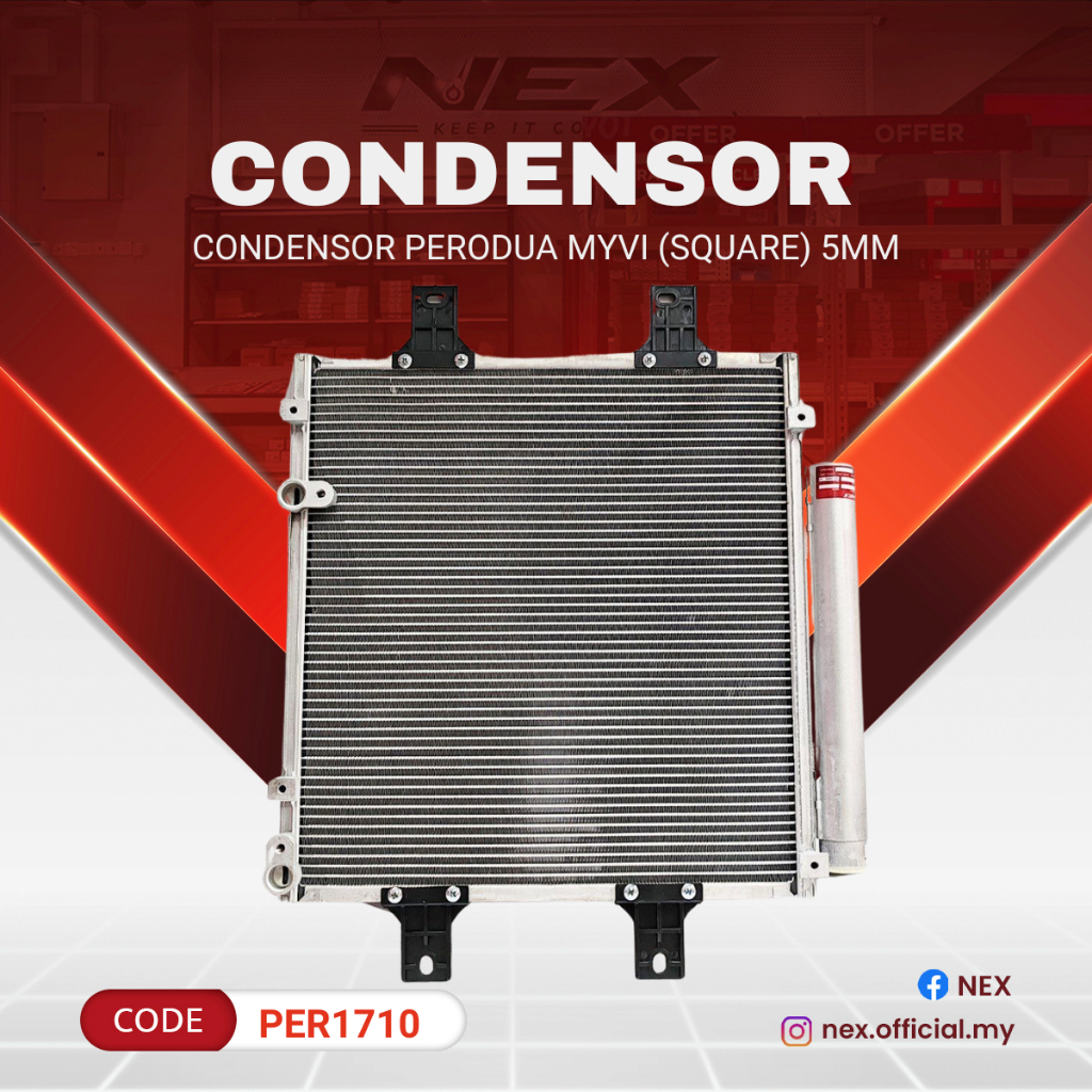 CONDENSOR PERODUA MYVI (SQUARE) 5MM | Shopee Malaysia