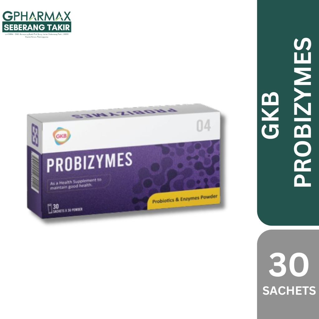 GKB Probizymes 30 Sachets Orange Flavour For Digestion | Shopee Malaysia