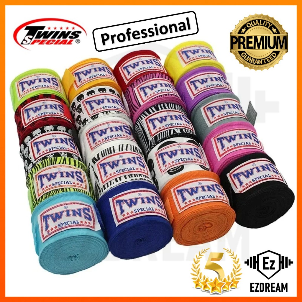 🔥2025 NEW🔥 Twins Muay Thai Bandages Wrapped Boxing Protective Gear Hand ...