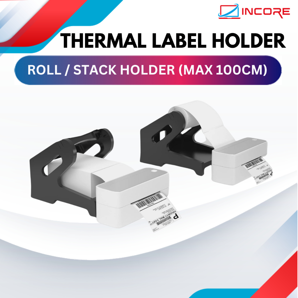 Thermal Printer Bracket 2 in 1 - Roll / Stack Paper Thermal Sticker ...