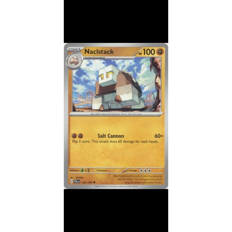 Pokemon TCG Naclstack Paldea Evolved | Shopee Malaysia