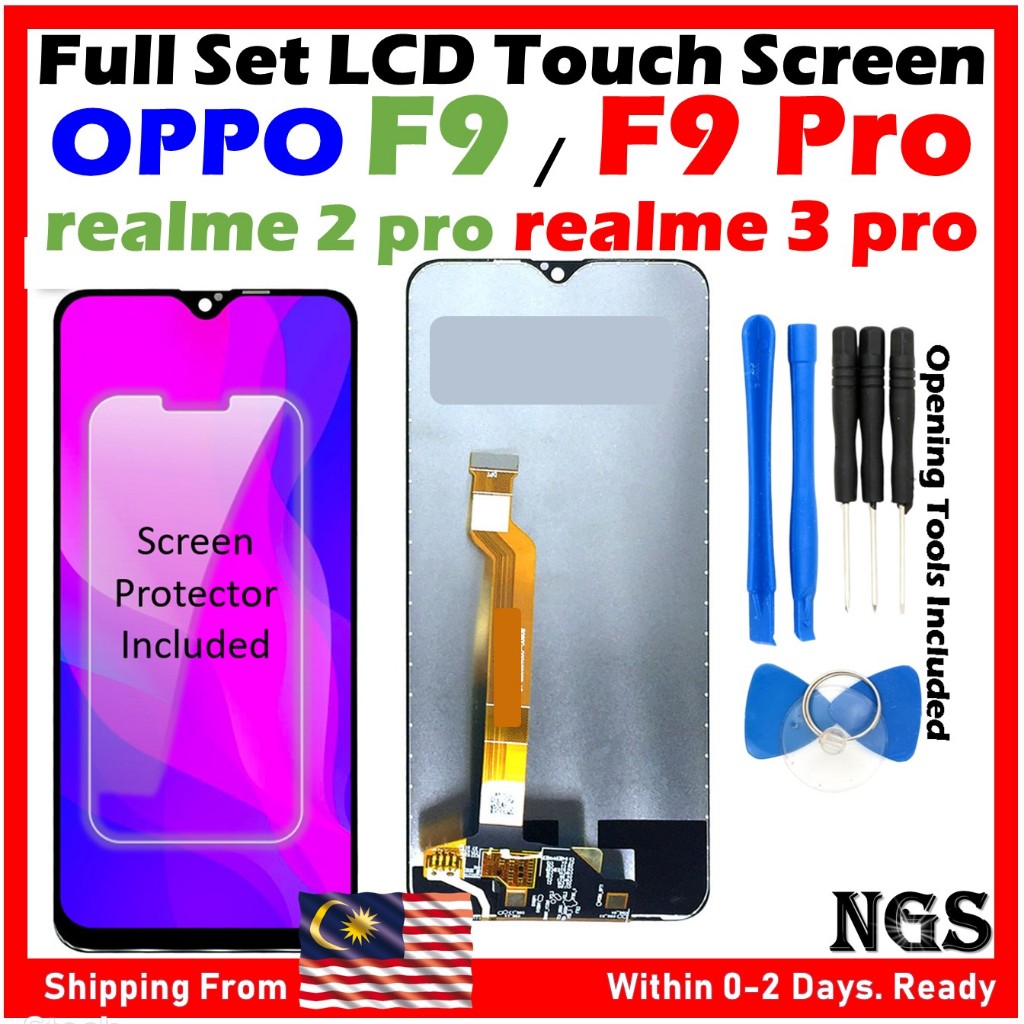 ORl NGS Brand Full Set LCD Touch Screen Compatible For OPPO F9 / Oppo F9 Pro / Realme 2 Pro ...