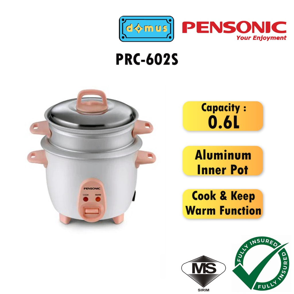 Pensonic Baby Rice Cooker 0.6L With Food Steamer Tray Periuk Nasi ...