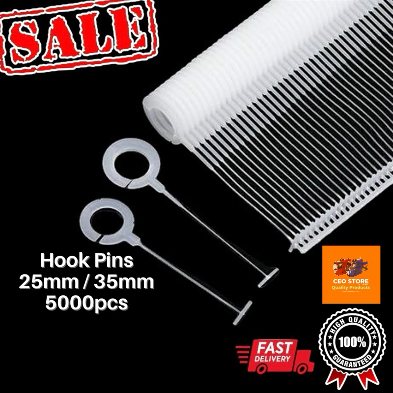Hook Tag Pins 5000pcs Hook Pin Tag Tagging Gun Tagging Pins Hook ...