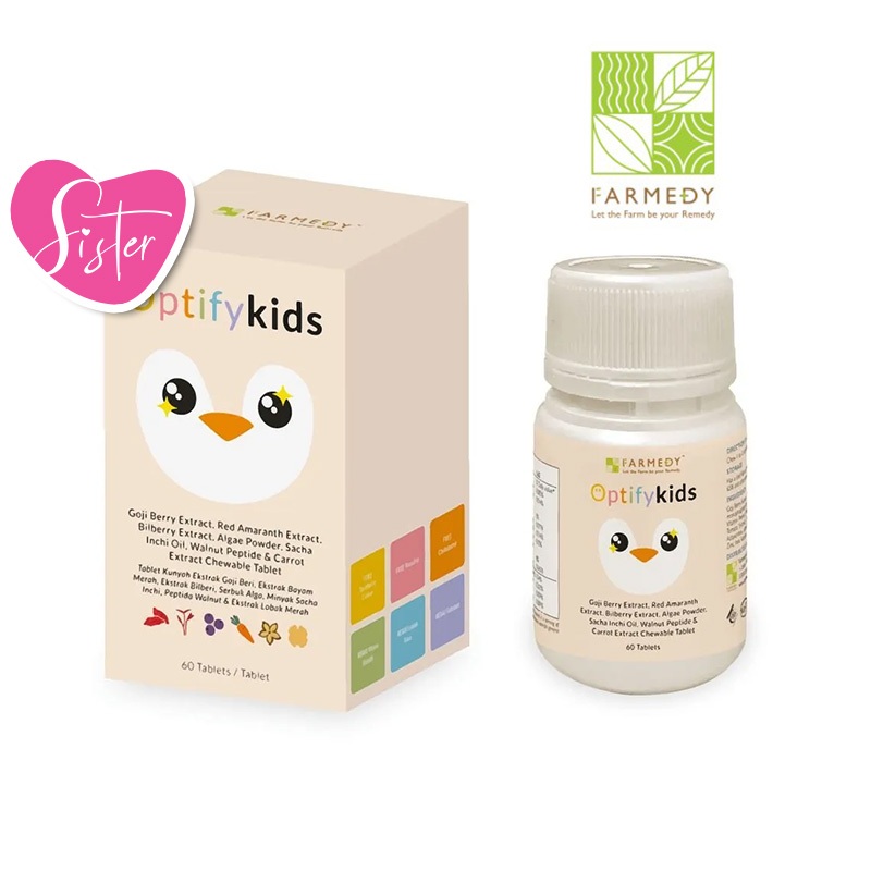 Farmedy OptifyKids Vision Care Natural Chewable Tablet (60 Tablets ...