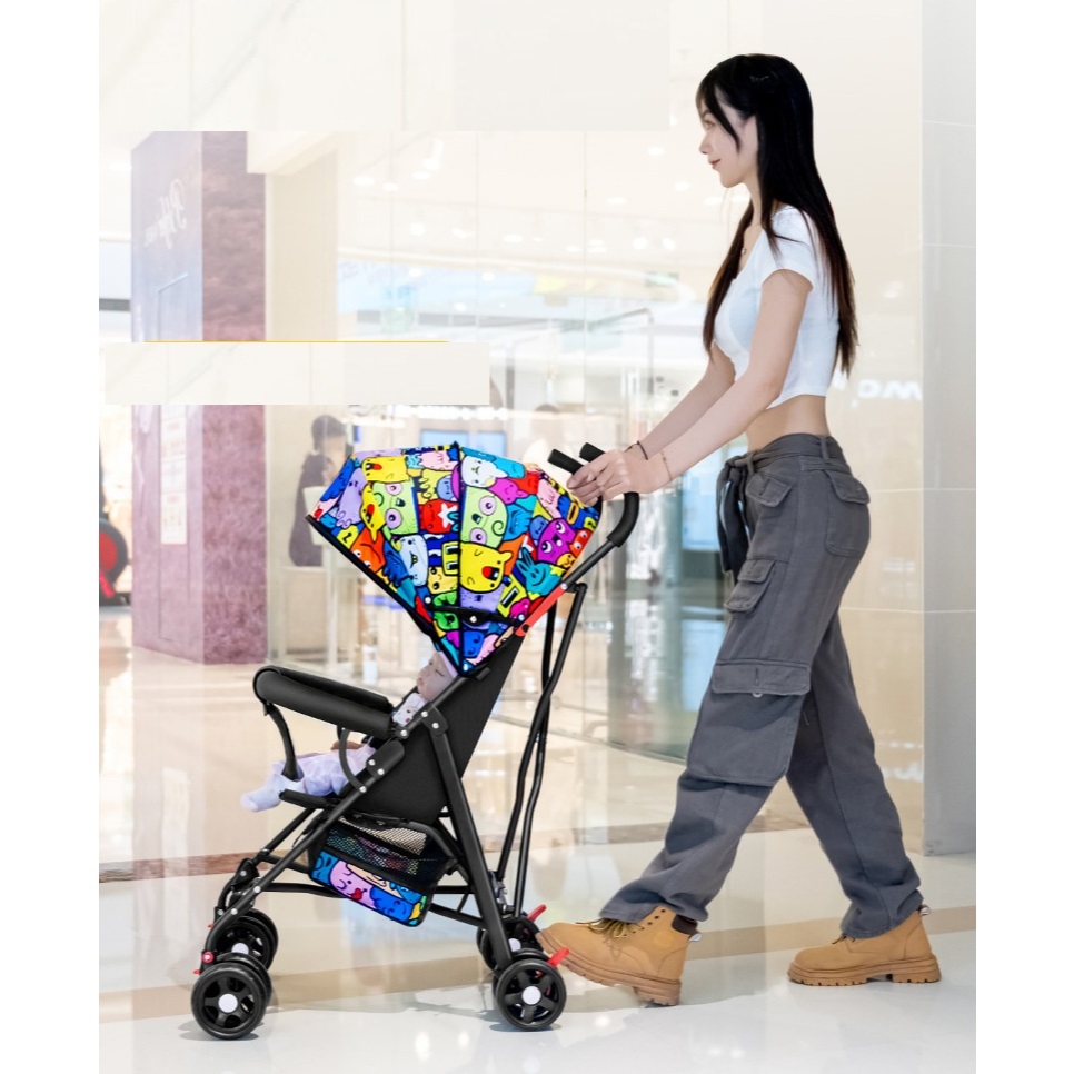 Ringan!! 3.7Kg Light weight Umbrella stroller portable outdoor stroller ...
