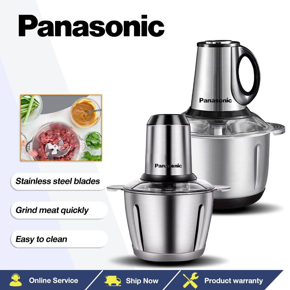 Panasonic Meat Grinder Electric 4 Blades 2L/3L Chopper Blender Machine ...
