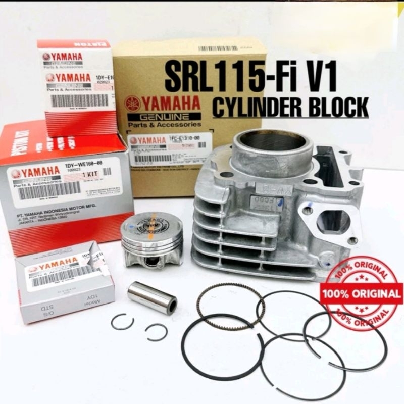 SRL115 FI V1 V2 CYLINDER BLOCK 100% ORIGINAL YAMAHA | Shopee Malaysia