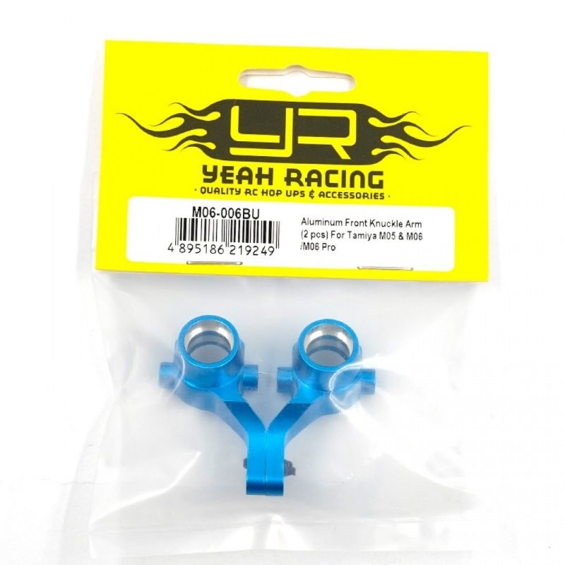 YEAH RACING M06-006BU ALUMINUM FRONT KNUCKLE ARM (2 PCS) FOR TAMIYA M05 ...