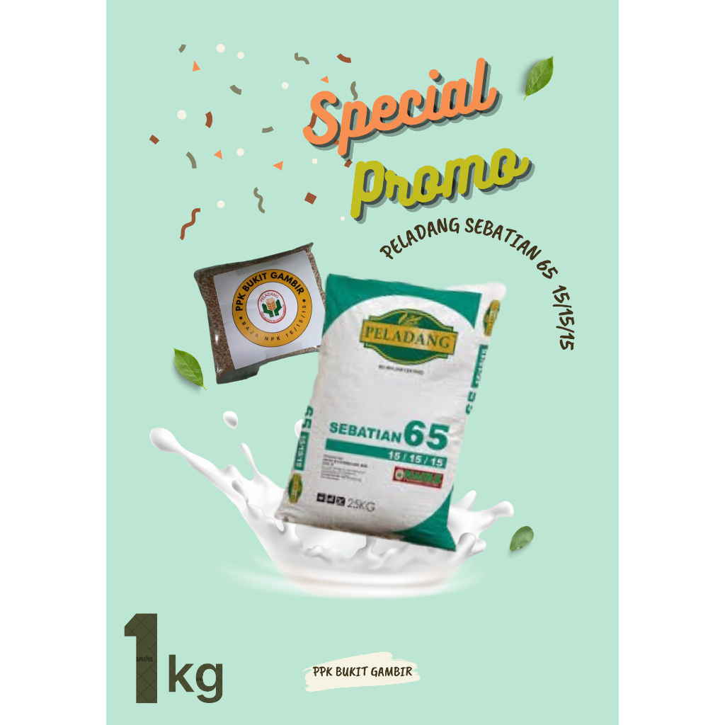 BAJA PELADANG SEBATIAN 65 15/15/15 (1KG) | Shopee Malaysia