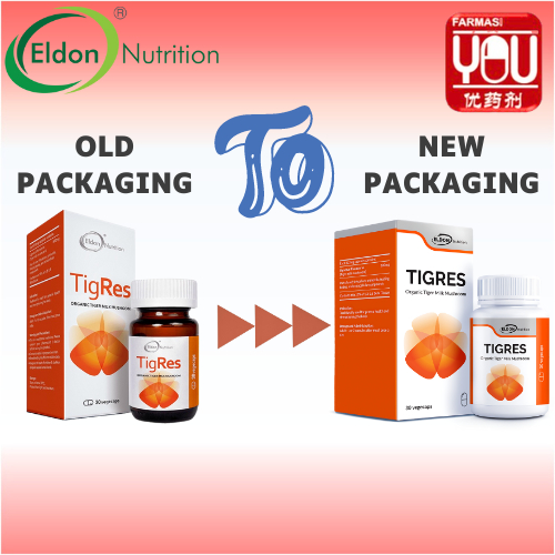 [YOUPHARMACY] Eldon Nutrition TigRes Capsules 30'S/ 3X30'S with free ...