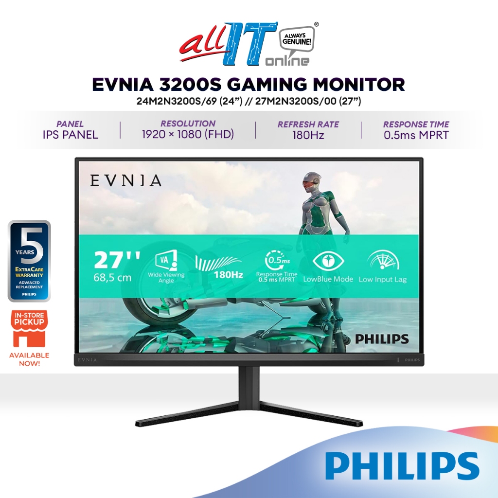 PHILIPS ENVIA 24M2N3200S (24") / 27M2N3200S (27") IPS FHD Gaming ...