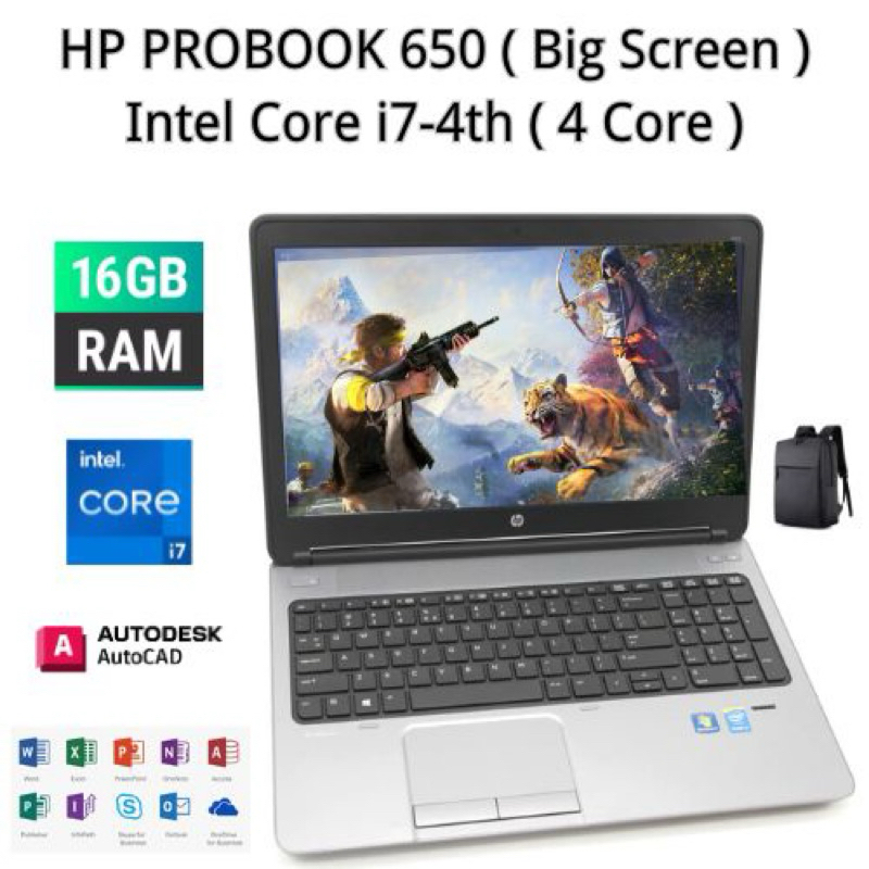 WINDOW 10 PRO ORIGINAL HP Probook Core i7-4th /16GB Ram /SSD 1TB ...