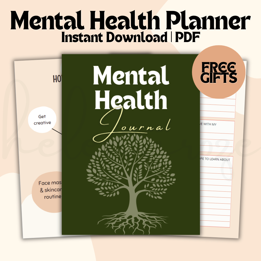Mental Health Planner PDF, Health Planner, Digital Planner, Planner ...