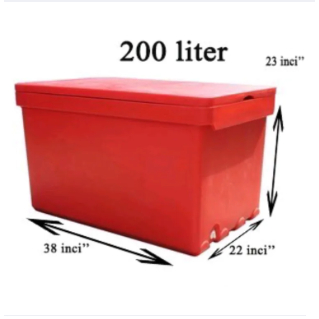 {Peti Ais& 200Lt Heavy Duty Insulated Ice Box | Fish Box | Picnic box ...