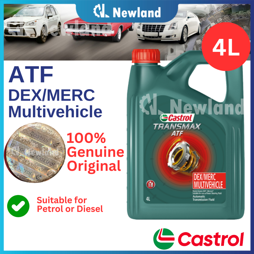 Castrol ATF Transmax Original / Dex III (4L) | Shopee Malaysia