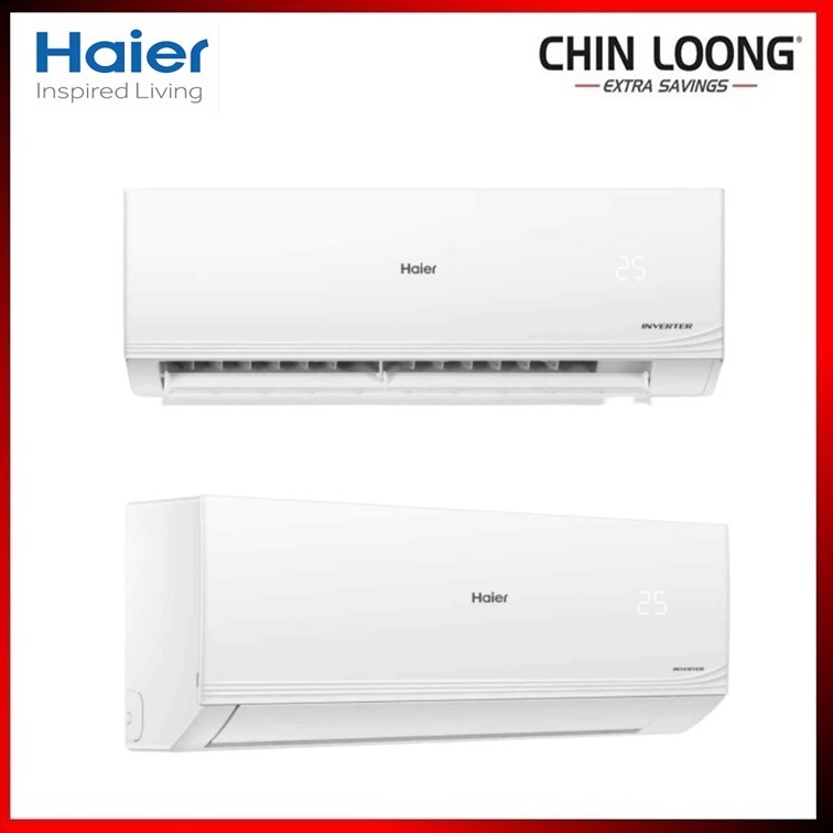HAIER INVERTER AIRCOND 13VQC22 R32 - 1.5 HP (UV RAY)-3 YEAR GENERAL, 10 ...