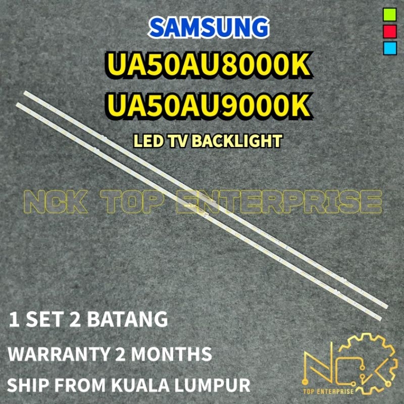 SAMSUNG UA50AU8000K UA50AU9000K TV LED BACKLIGHT BARU READY STOCK ...