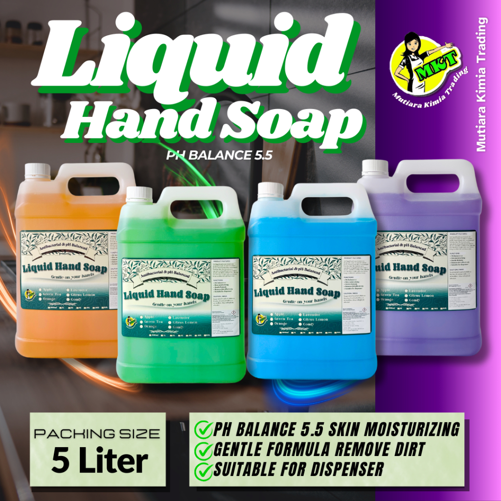 MKT 5L Hand wash Hand soap Hand wash refill Pencuci tangan Liquid hand ...