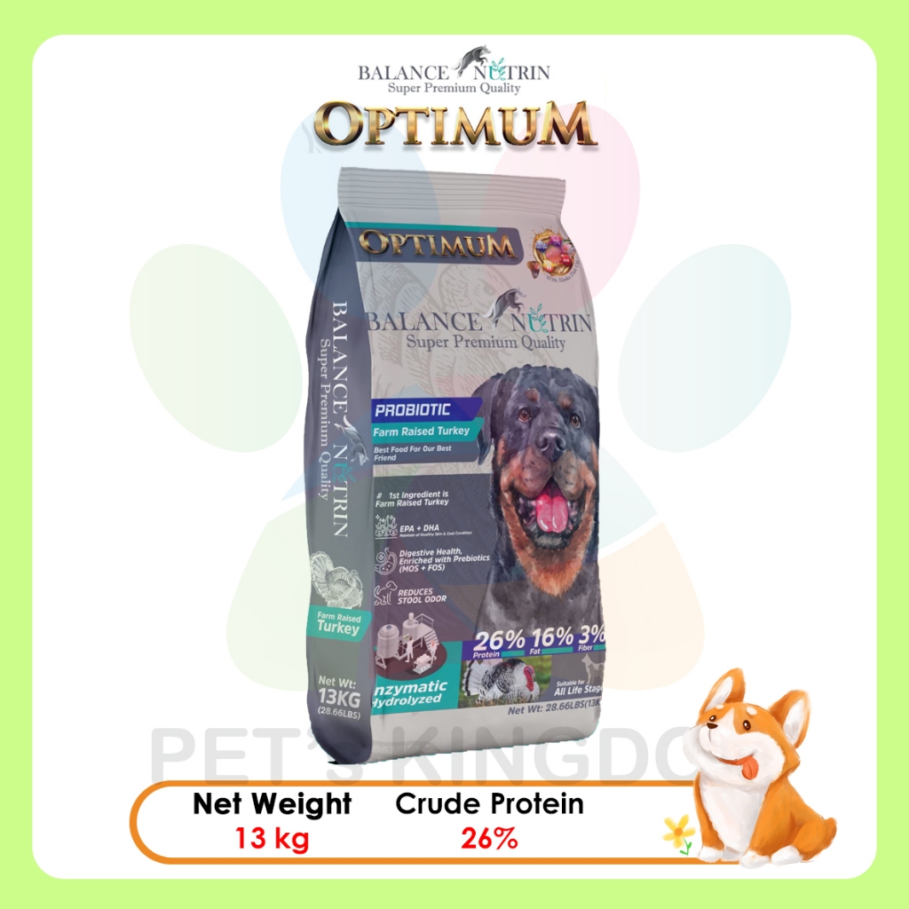 Balance Nutrin Optimum Farm Raised Turkey {13KG} | Shopee Malaysia