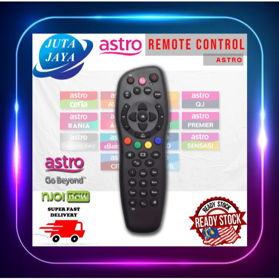 Astro Remote Control NJOI / Astro Beyond Replacement 6 IN 1 | Shopee ...