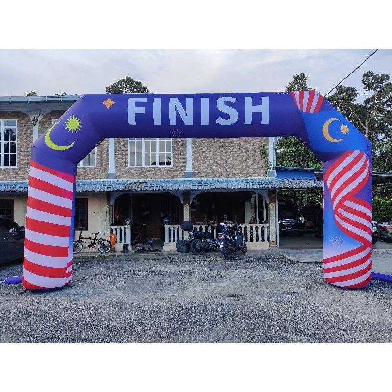 INFLATABLE START/FINISH ARCH MERDEKA & HARI MALAYSIA THEME | Shopee ...