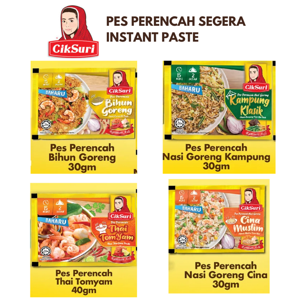 CIK SURI Pes Perencah Segera (Instant Paste) - Bihun Goreng | Nasi ...