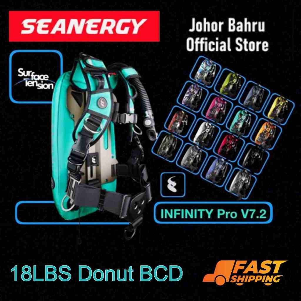 SURFACE TENSION INFINITY PRO Donut BCD Wing BCD Travel BCD for Scuba ...