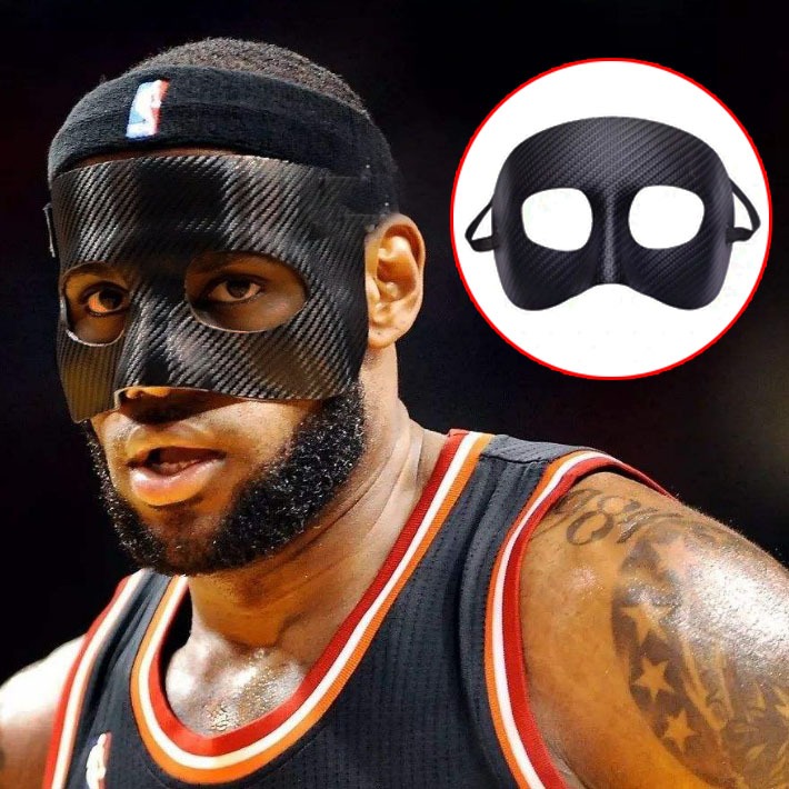 篮球足球防护面罩 防撞面罩Basketball football protective mask anti-collision mask ...
